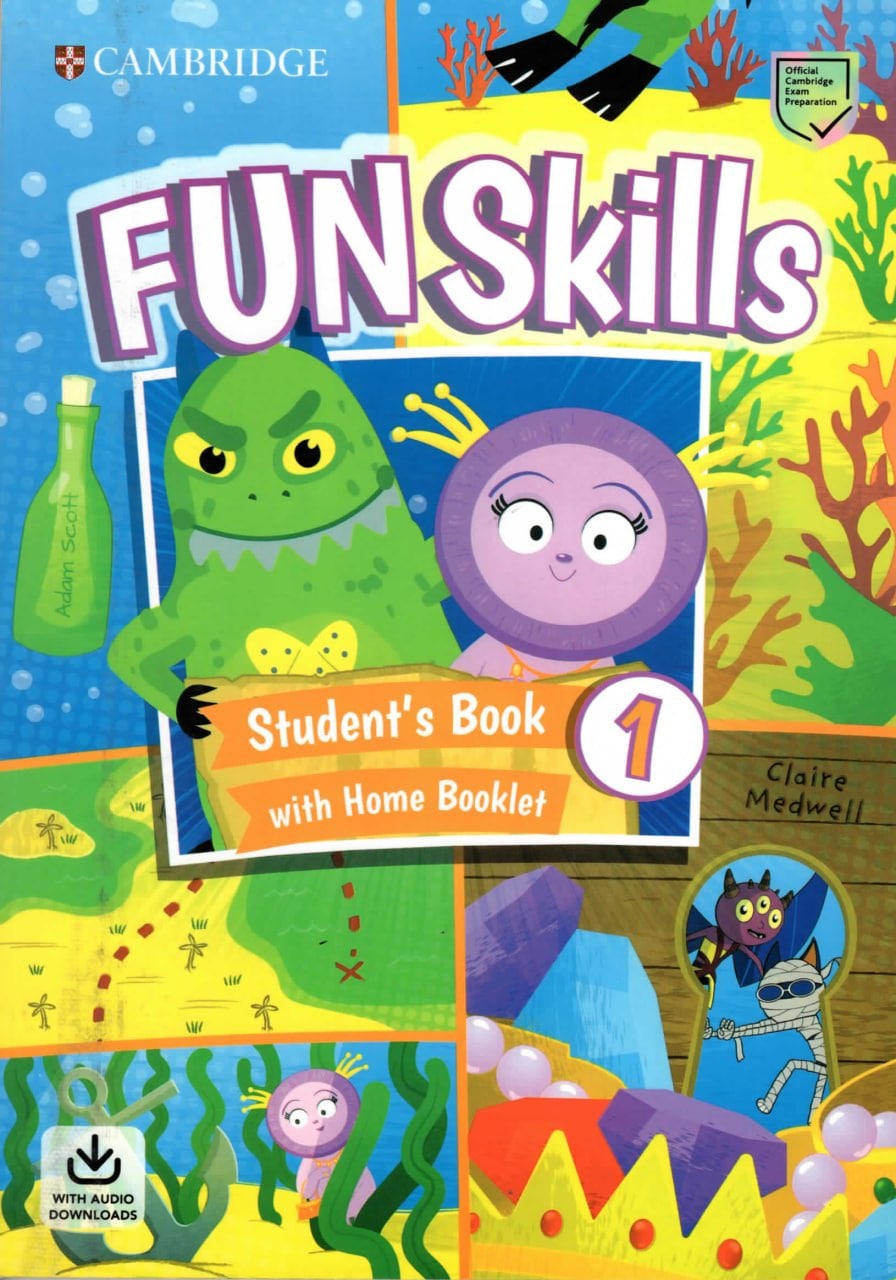 Fun Skills 1 (S.B+Home Booklet1)+CD - فروشگاه اینترنتی یک کتاب